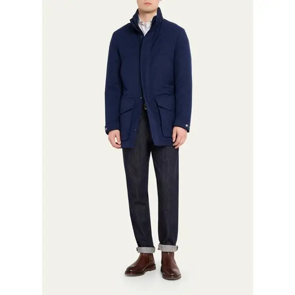 Brunello Cucinelli Water-resistant Flap-pocket Field Jacket