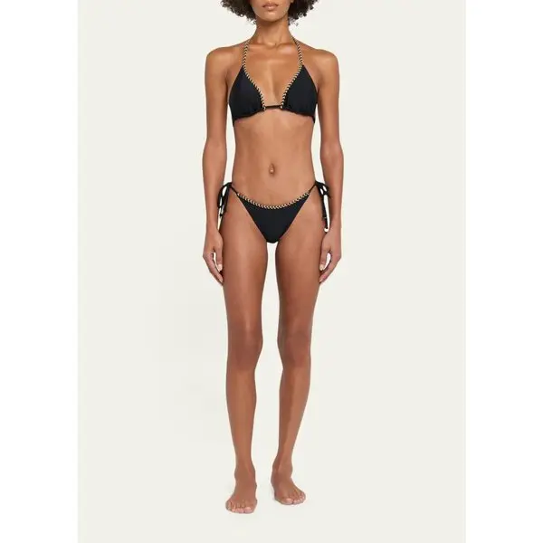 Ramy Brook Braided Nikoleta Triangle Bikini Top
