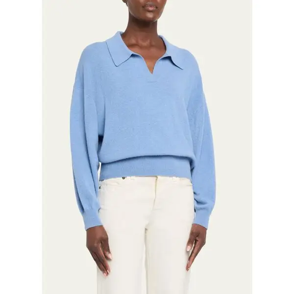 LISA YANG Katriel Cashmere Polo Sweater
