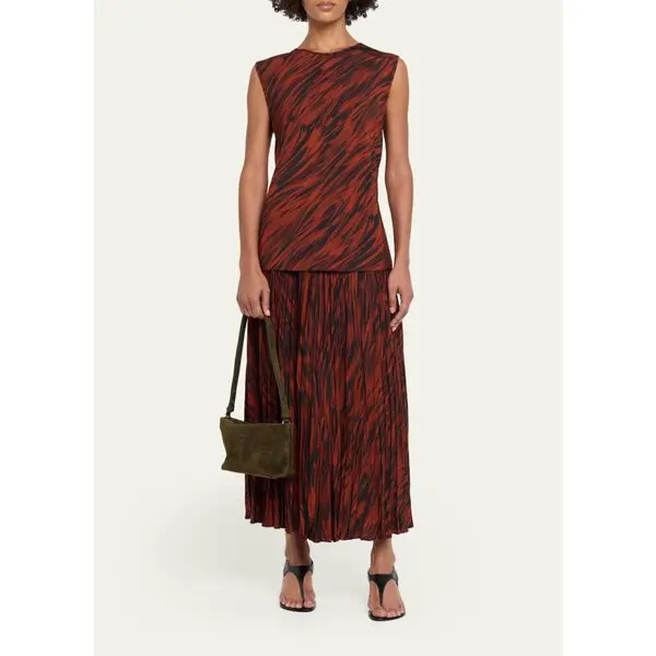 Proenza Schouler Bond Perforated Suede Shoulder Bag