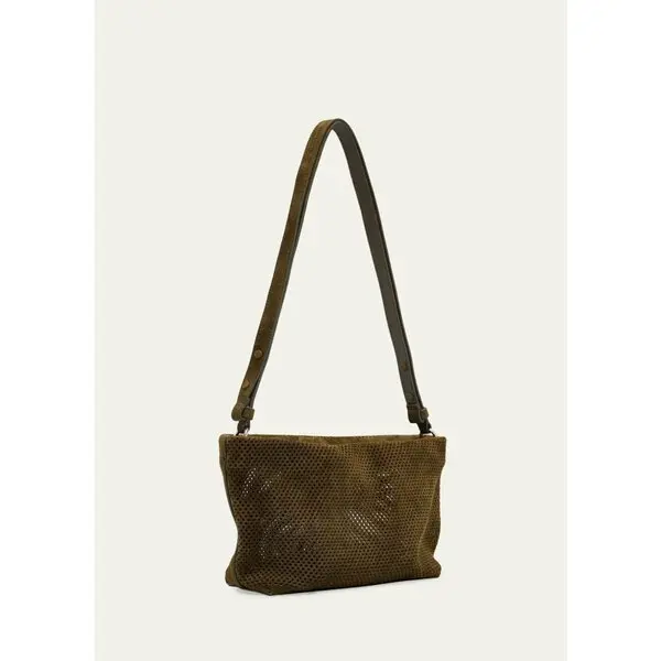 Proenza Schouler Bond Perforated Suede Shoulder Bag