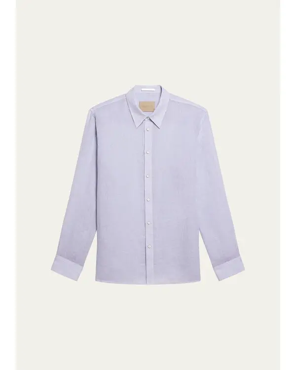 Helmut Lang Relaxed Fit Linen Button-down Shirt