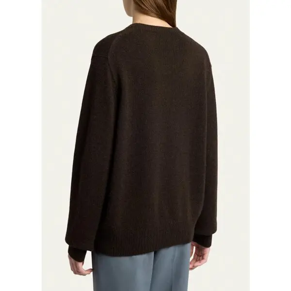 THE ROW Noler Cashmere Crewneck Sweater