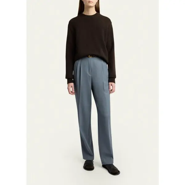 THE ROW Noler Cashmere Crewneck Sweater