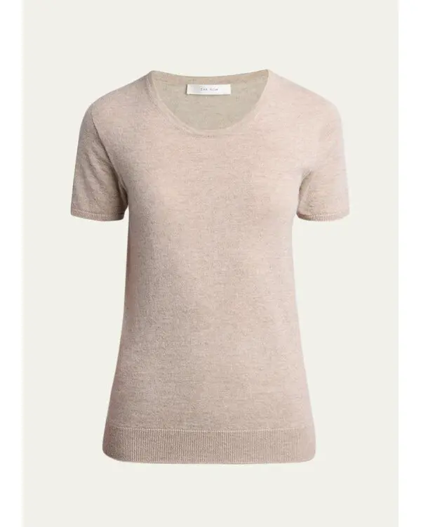 THE ROW Nova Scoop-neck Cashmere Top