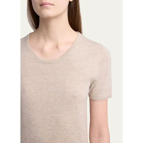 THE ROW Nova Scoop-neck Cashmere Top