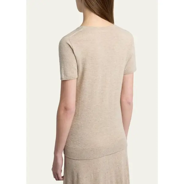 THE ROW Nova Scoop-neck Cashmere Top