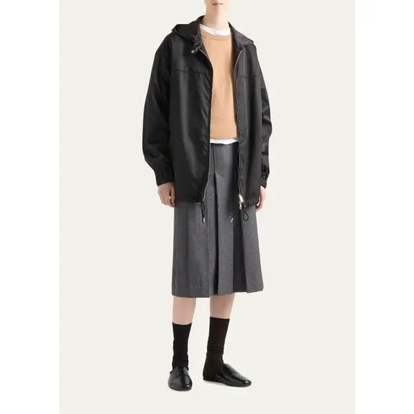 Prada Belted Re-nylon Blouson Jacket