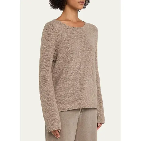 THE ROW Nitha Cashmere Knit Crewneck Sweater