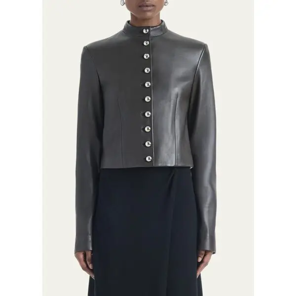 Altuzarra Dixon Leather Jacket - Fudge