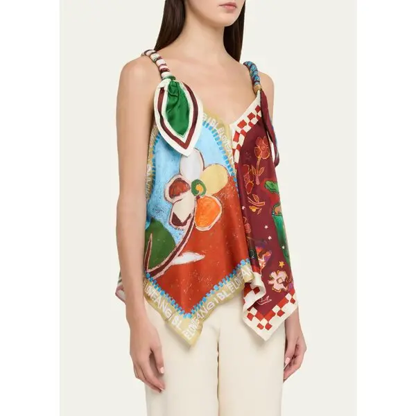 ALEMAIS X Karlee Mackie Mlak Silk Twill Top