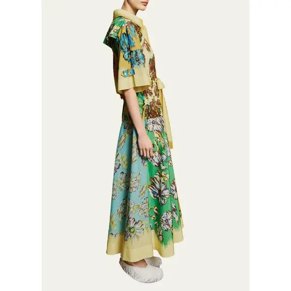 ALEMAIS Jerry Maxi Shirtdress