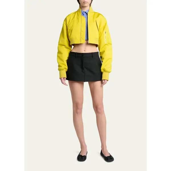 Balenciaga Starch Regenerative Wool Mini Hybrid Skort