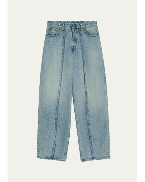 MAISON MARGIELA Seamed Wide-leg Jeans