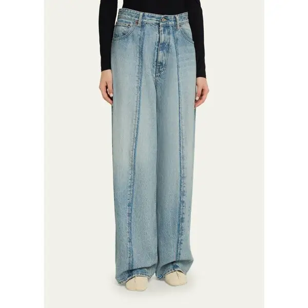 MAISON MARGIELA Seamed Wide-leg Jeans