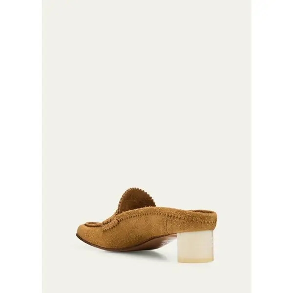 MAISON MARGIELA 25mm Suede Mule Loafers
