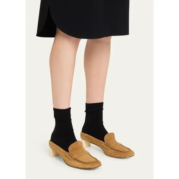 MAISON MARGIELA 25mm Suede Mule Loafers