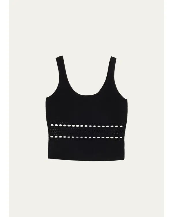 Simkhai Fitzgerald Open-work Tank Top