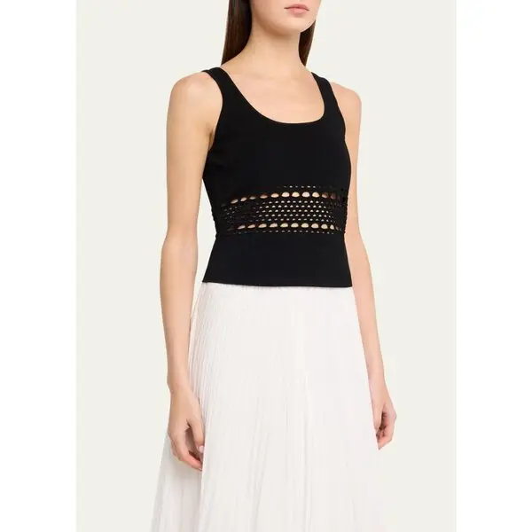 Simkhai Fitzgerald Open-work Tank Top