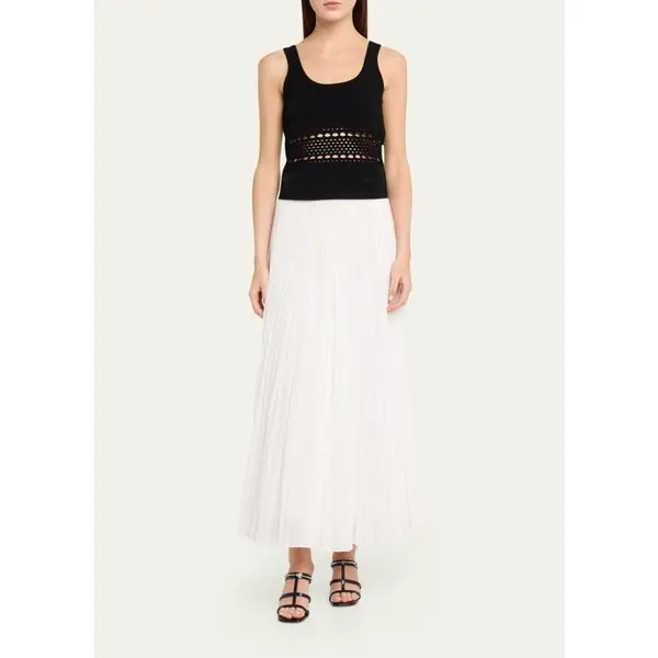 Simkhai Fitzgerald Open-work Tank Top