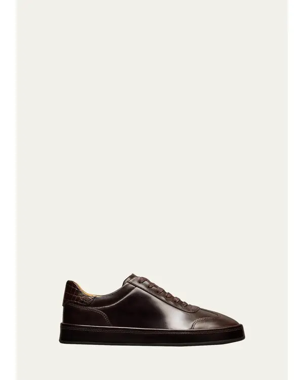 Allen Edmonds Hawthorne Leather T-toe Low-top Sneakers