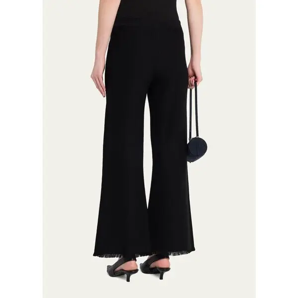 Kobi Halperin Valley Fringe-hem Pique Knit Pants