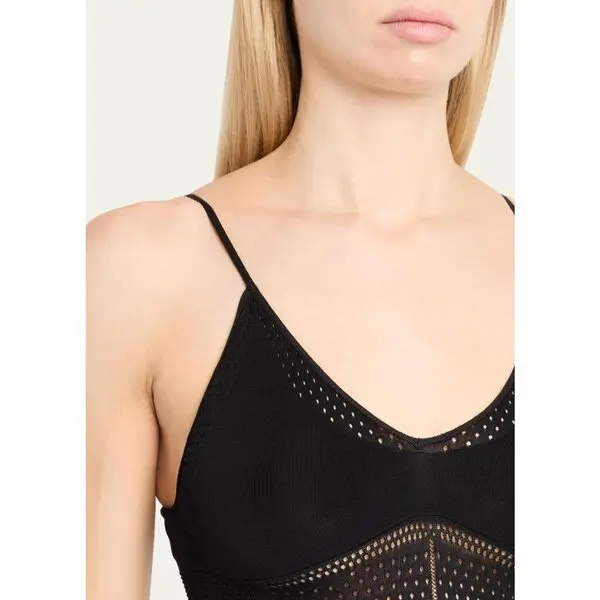 Givenchy Openwork Knit Midi Dress