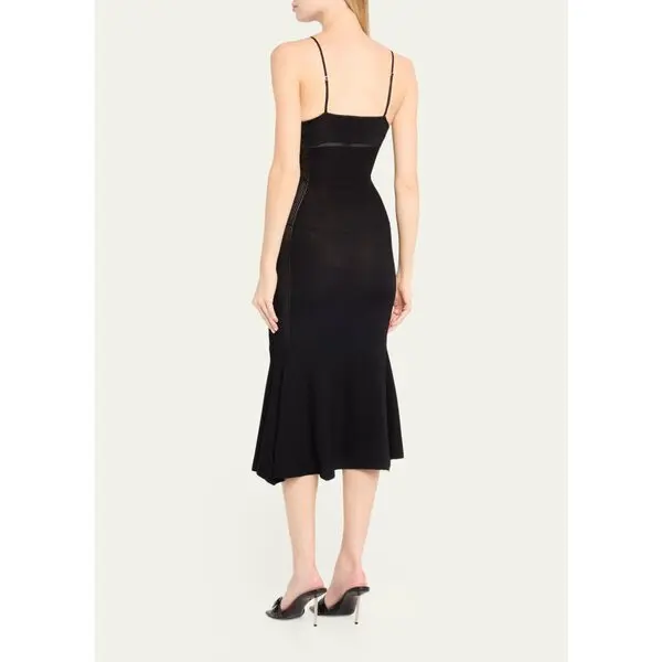 Givenchy Openwork Knit Midi Dress