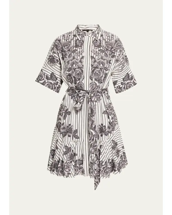 Kobi Halperin Hayden Belted Mini Dress