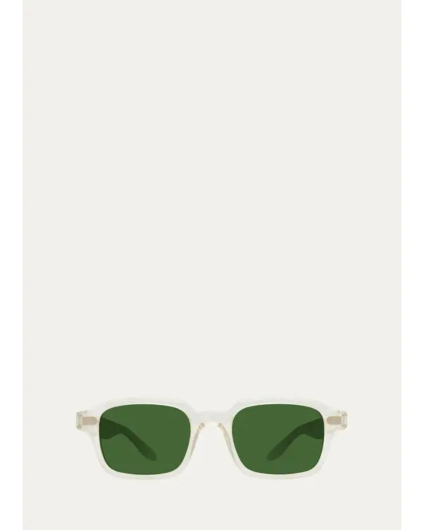 Barton Perreira Transparent-acetate Rectangle Sunglasses