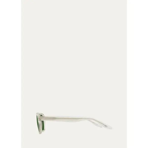 Barton Perreira Transparent-acetate Rectangle Sunglasses