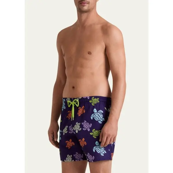 Vilebrequin Tortues Micro-perforated Ultra-light Swim Trunks