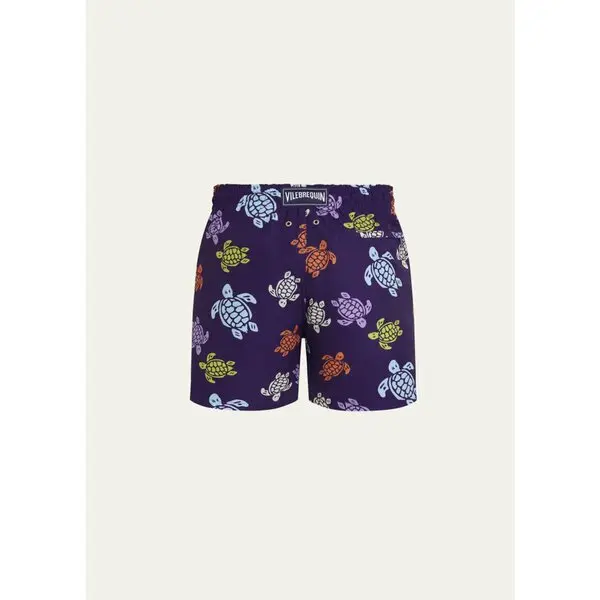 Vilebrequin Tortues Micro-perforated Ultra-light Swim Trunks