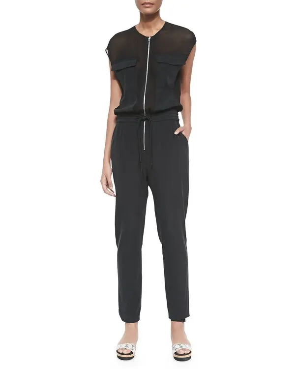 Ulla Johnson Georgia Crinkled Satin A-line Midi Dress