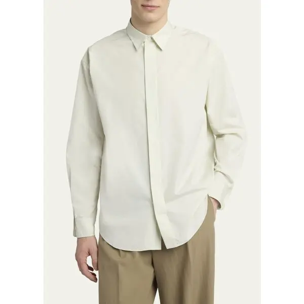 THE ROW Nilo Cotton Poplin Button-down Shirt