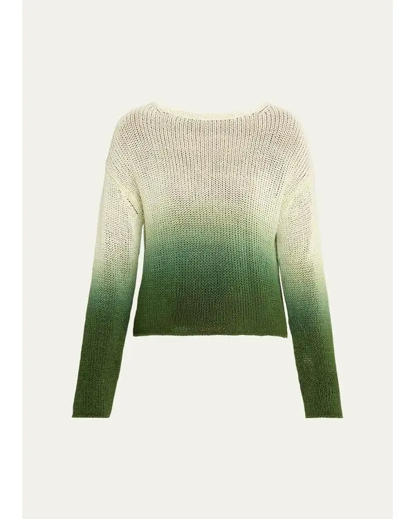 Vince Dip-dye Cotton Sweater