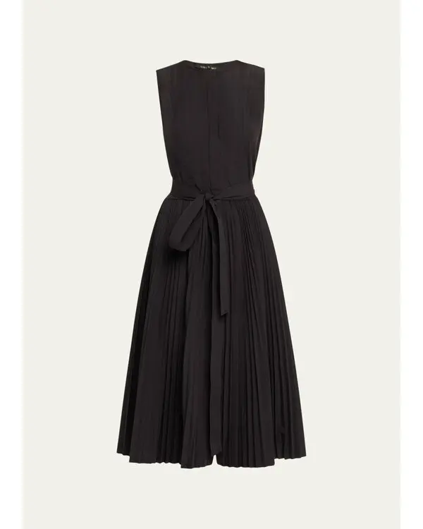 Kobi Halperin Fleur Belted Midi Dress
