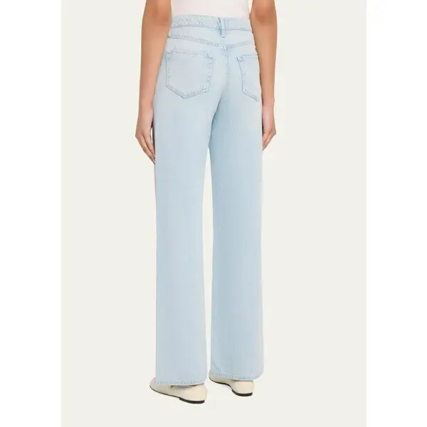 L'Agence Scottie High-rise Wide-leg Denim Jeans