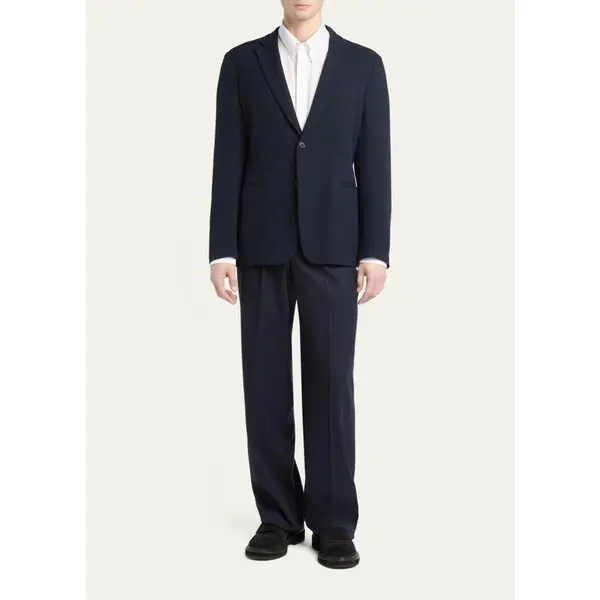 Giorgio Armani Jacquard Chevron Blazer