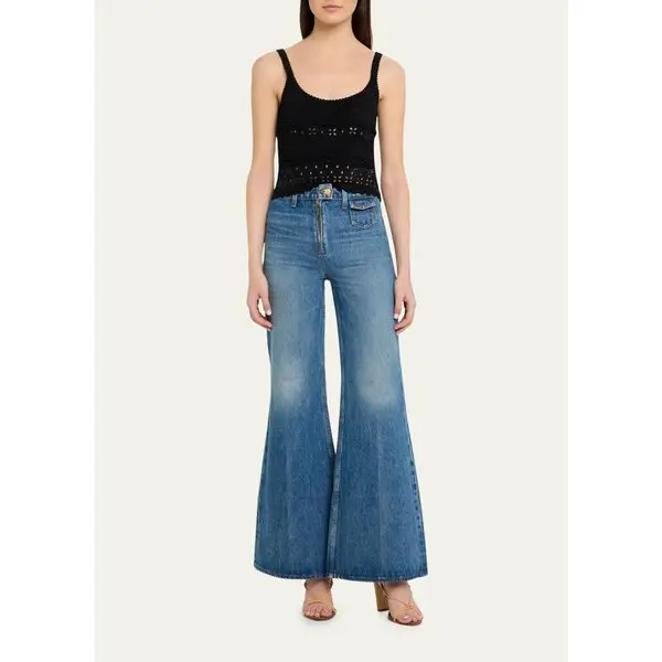 Ulla Johnson Odelia High-rise Flare Jeans