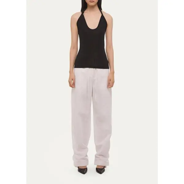 Helmut Lang Twisted Dancer Top - Black