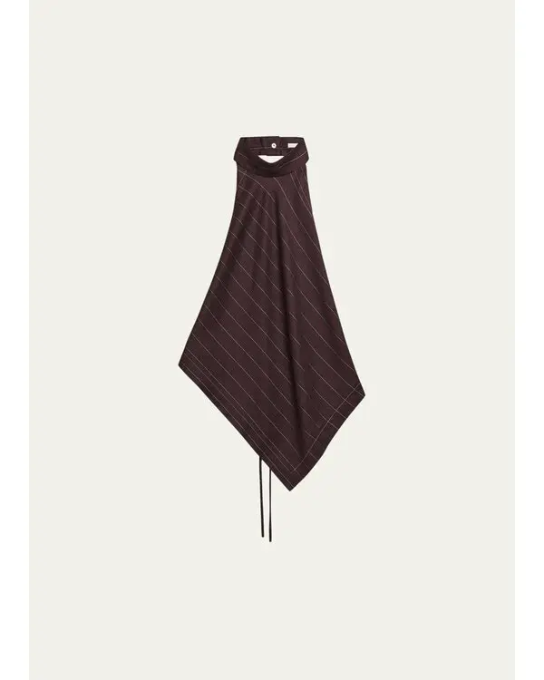 Helmut Lang Halter Scarf Top