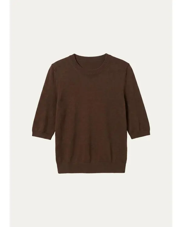 Officine Générale Crewneck Wool-silk Sweater