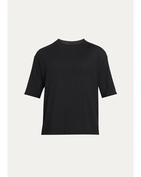 Issey Miyake Crepe Crewneck T-shirt