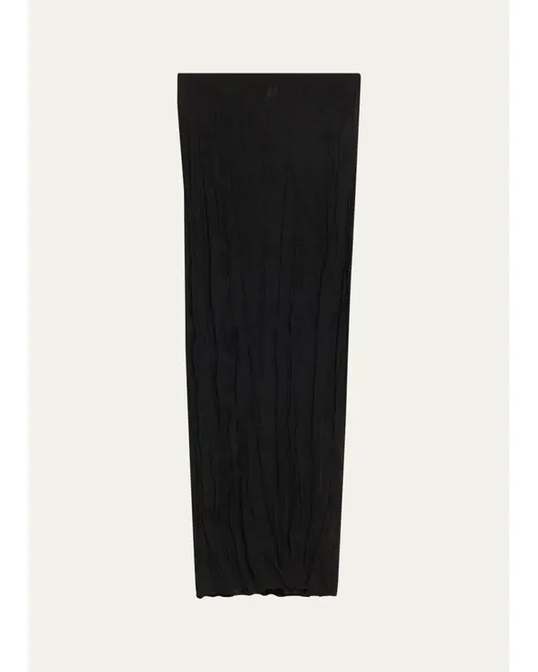 TOTEME Crinkled Knit Maxi Skirt
