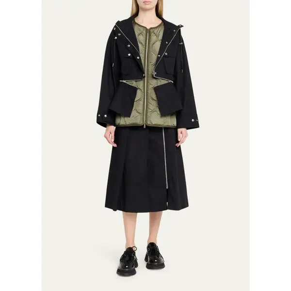 3.1 Phillip Lim Convertible Utility Vest Parka Jacket