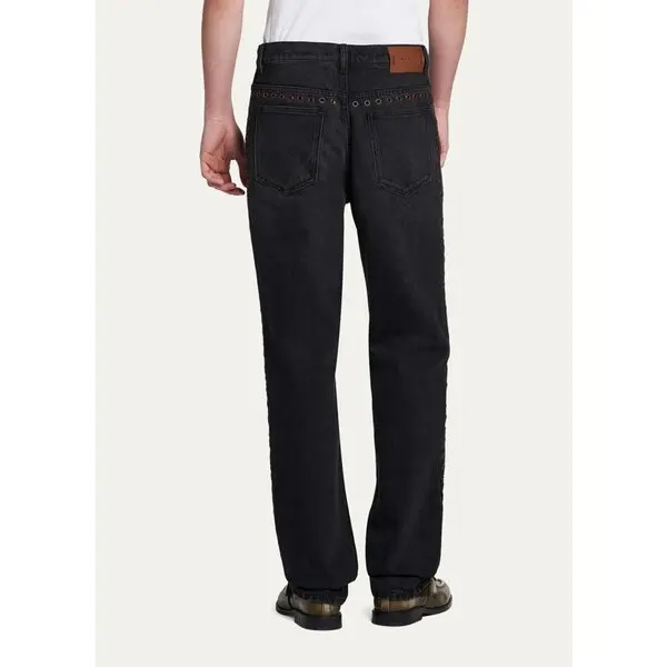 Marni Grommet-trimmed Straight-leg Jeans