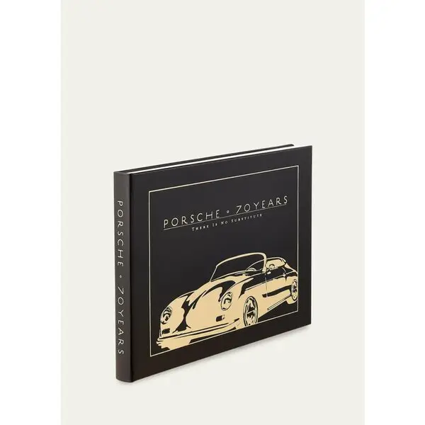 GRAPHIC IMAGE Porsche 70 Years: There Is No Substitute" Leather-bound Book Randy Leffingwell