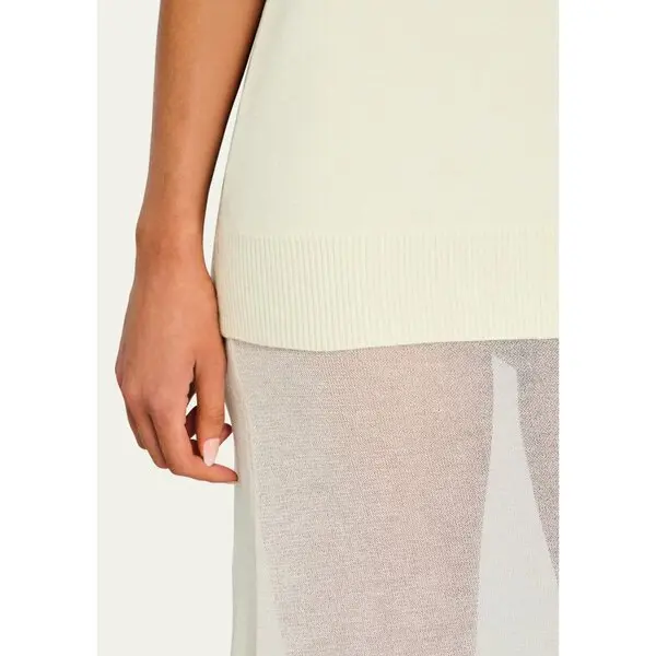 SEROYA Arwen Knit Maxi Dress - Eggshell