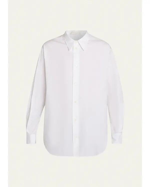 THE ROW Tomek Cotton Poplin Dress Shirt